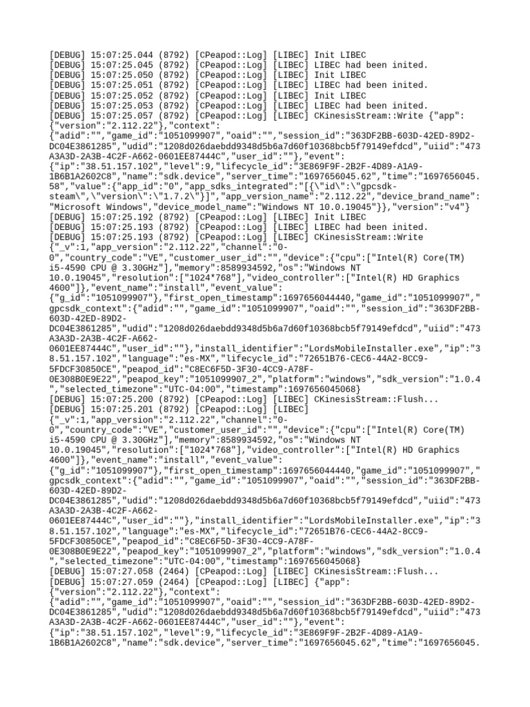 PPDSDK Windows Trace | PDF | Microsoft Windows | Windows Nt