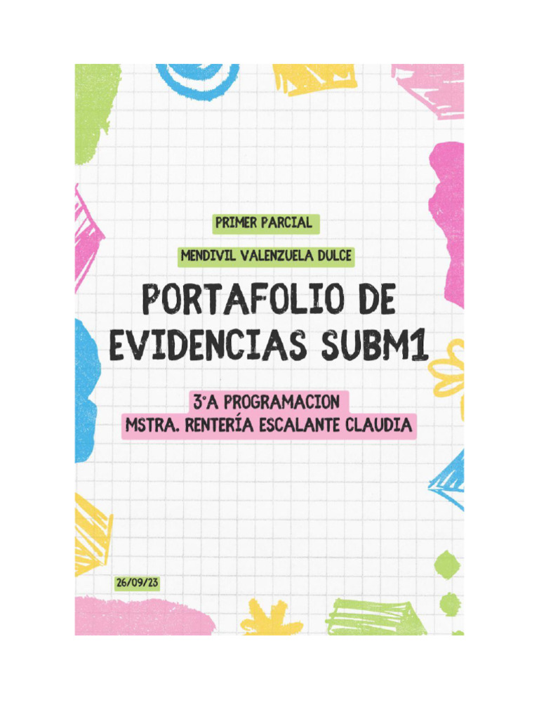 Portafolio SM1 S2 | PDF | Java (lenguaje de programación) | Lenguaje de programación