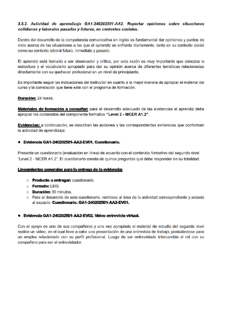 GA1 - AA2 - Ev1, Ev2 y Ev3 | PDF