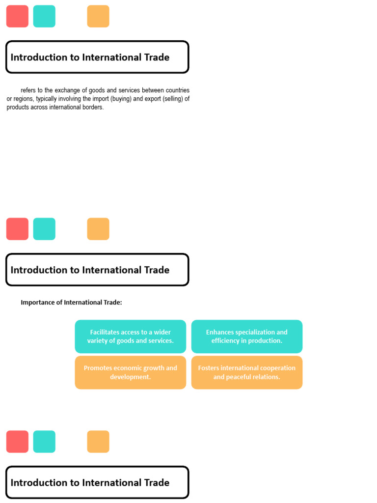 International Trade Agreement Chapter 1 | PDF | Trade | International Trade
