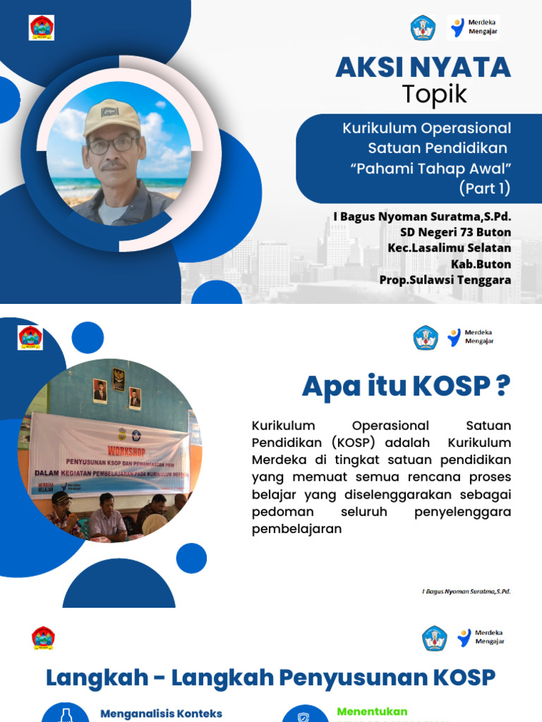 Aksi Nyata KOSP Tahap Awal (Part1) | PDF | Seni