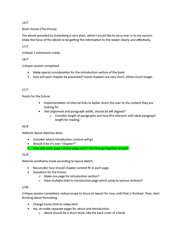 Process Journal | PDF | Page Layout | Html Element