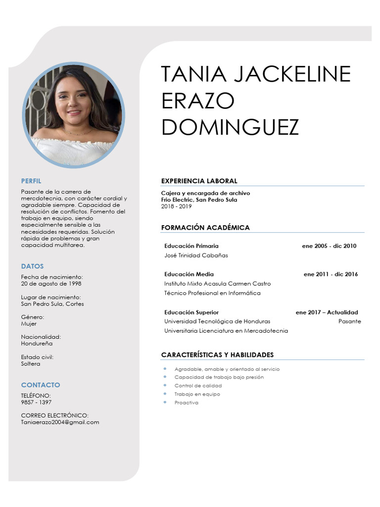 CV Tania | PDF