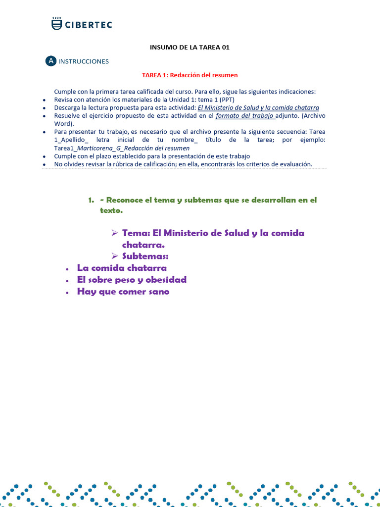 Tarea 01 YANELA RODRIGUEZ RODRIGUEZ | PDF | Alimentos | gordo