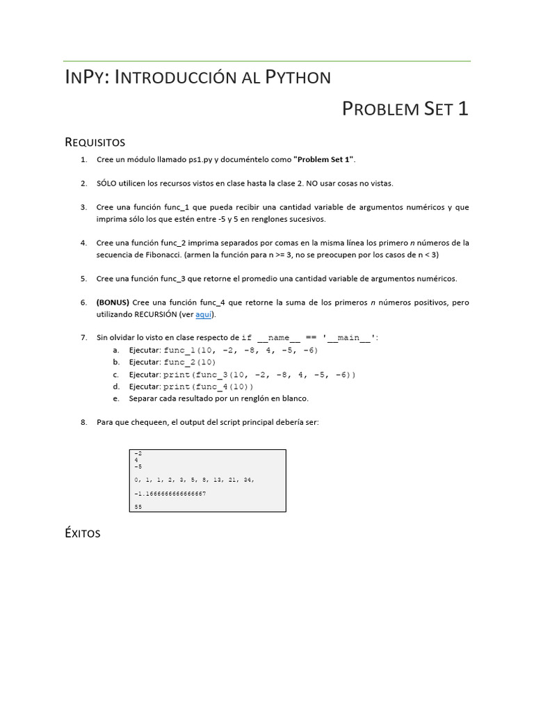 Problem Set 1 | PDF