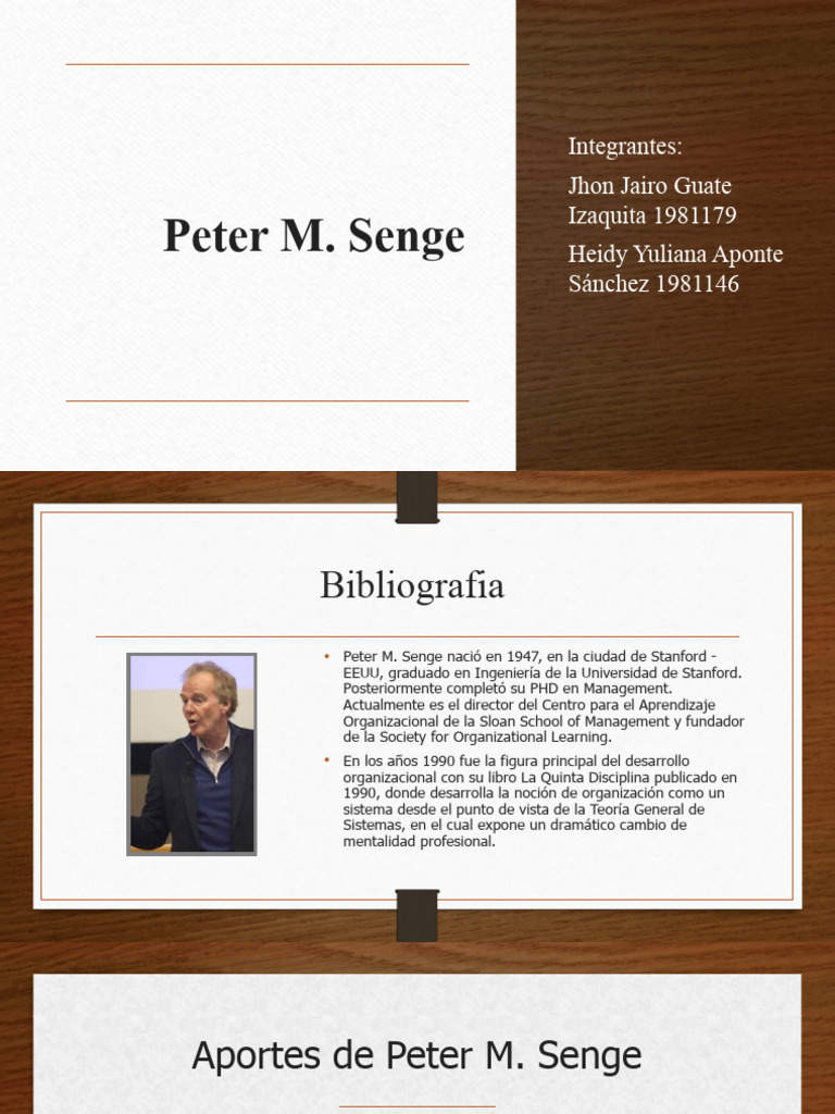 Las 5 Disciplinas de Peter Senge | PDF | Aprendizaje | Pensamiento