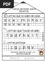 Letras Que Suben y Bajan | PDF | Escritura | Notación