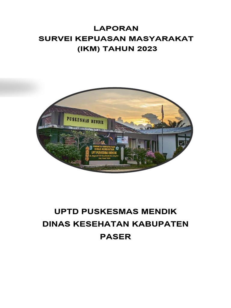 Cover Laporan Ikm | PDF