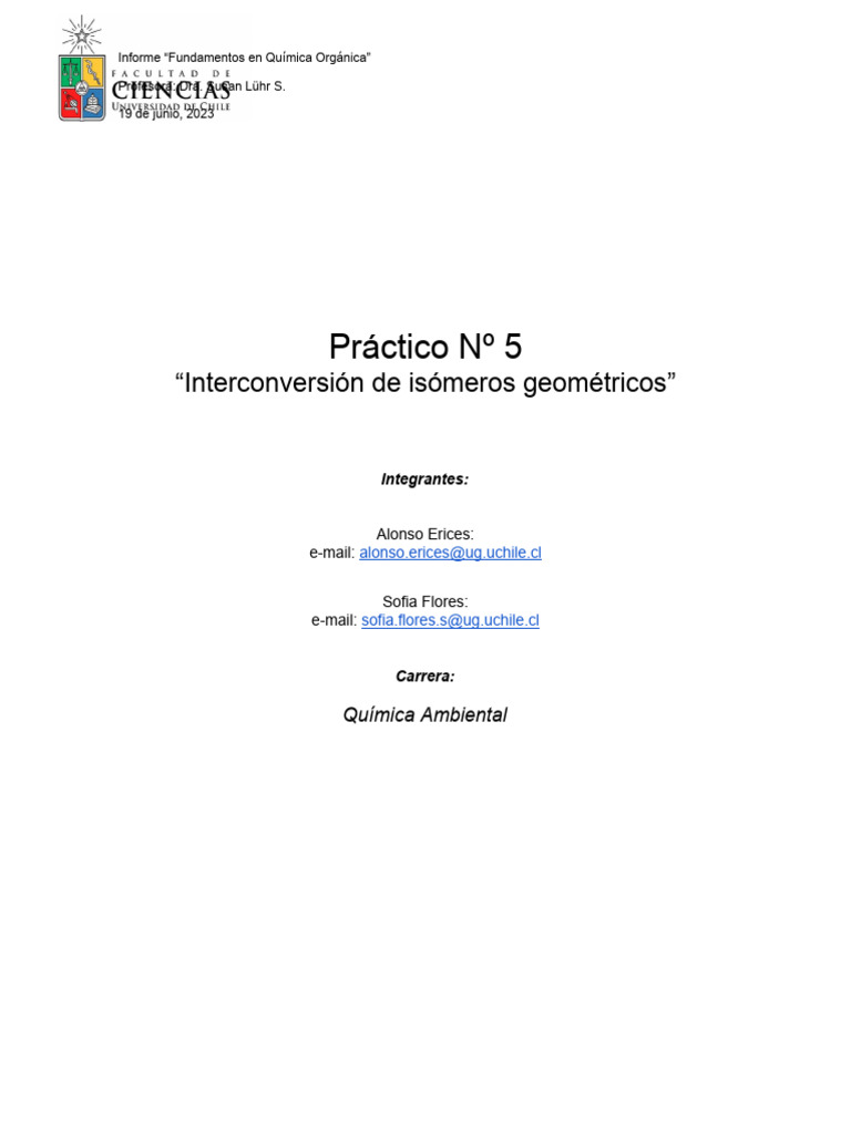 Practico 5 | PDF | Ácido | Agua