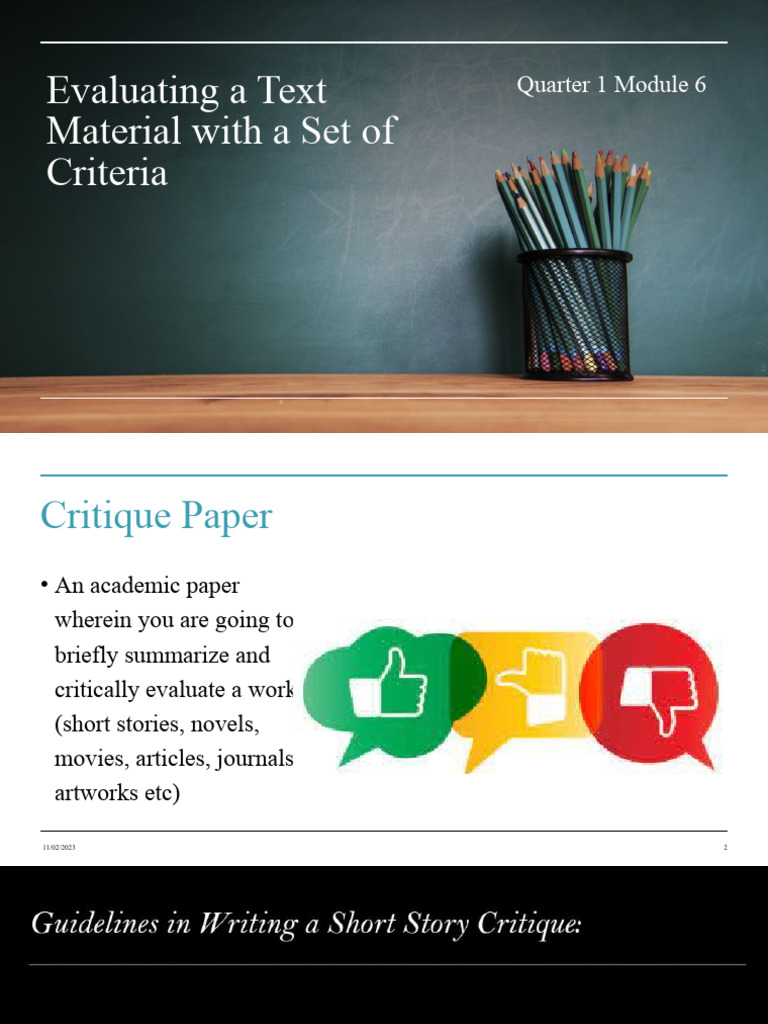 English 10 - Quarter 1 - Module 6 | PDF