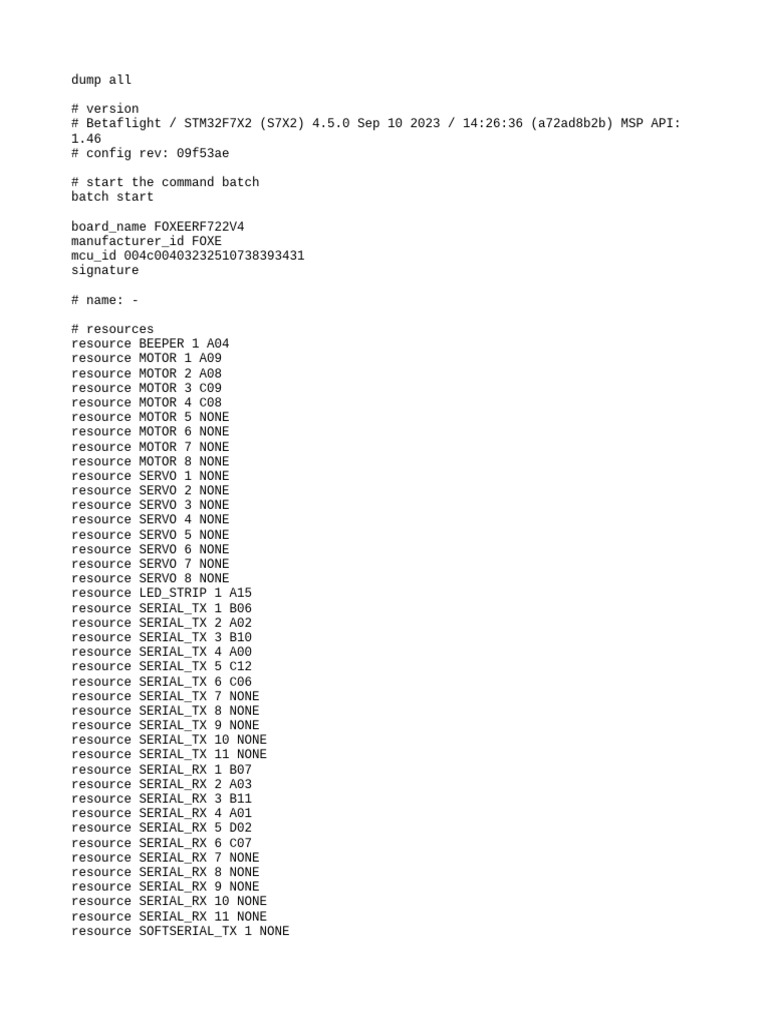 (4.5.0 ZULU Beta) (DUMP ALL) BTFL - Cli - 20230916 - 172153 | PDF