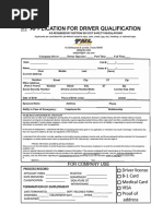 Government Vehicle Operation Application | PDF | Driver's License ...