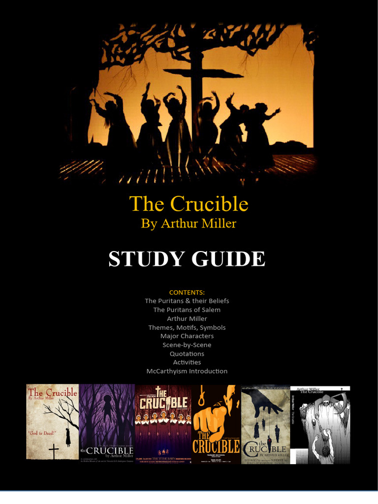 5a The Crucible Study Guide | PDF | Puritans | Calvinism