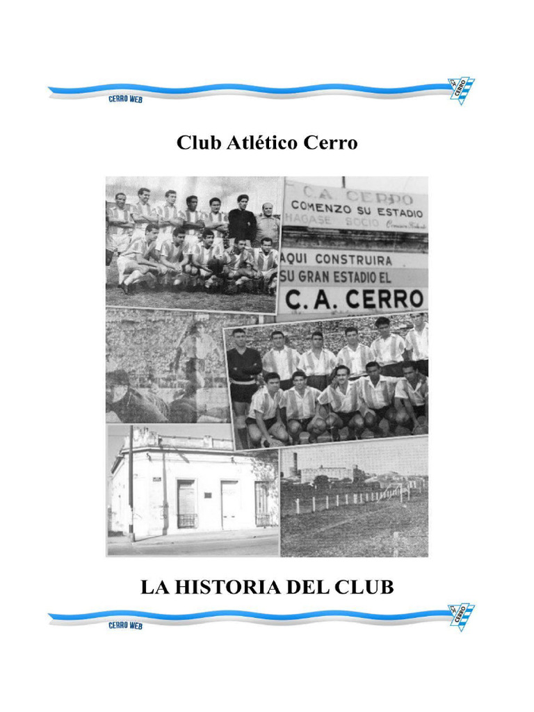 Historia Del Club Atletico Cerro - Cerro Web | PDF