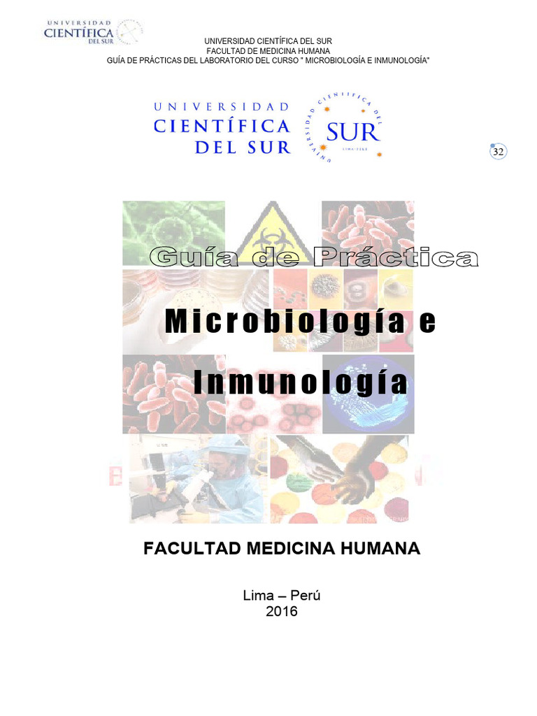 Guias de Practica 2016-1 | PDF | Laboratorios | Microbiología