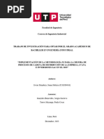 Tesis para Optar El Titulo Profesional de Ingeniero Industrial - Utp ...
