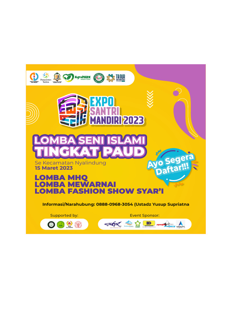 Flyer Lomba Paud&SD | PDF