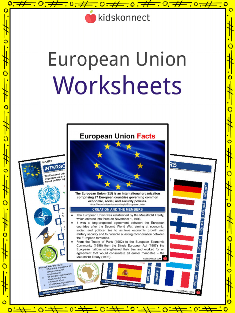 European-Union-Worksheets-Sample | PDF | European Union | Euro
