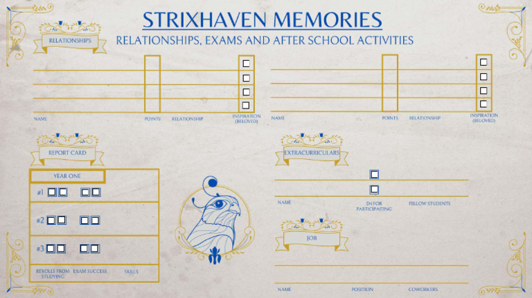 Strixhaven Memories Fillable | PDF