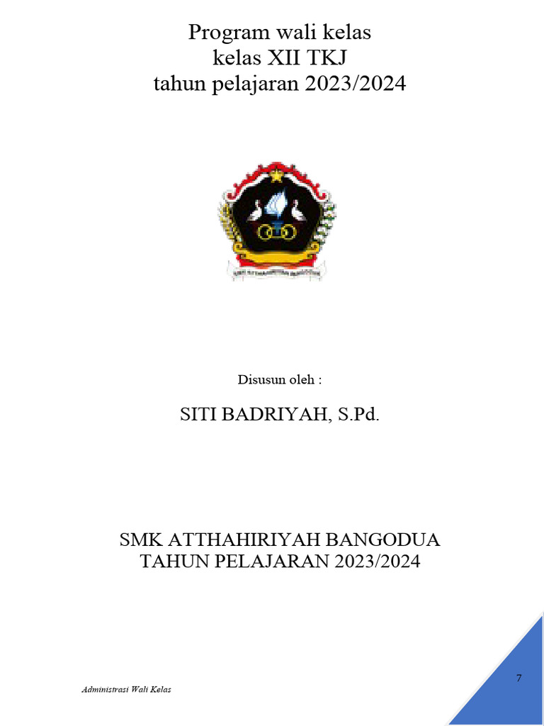 Proker Wali Kelas Xii TKJ | PDF | Karier & Perkembangan | Bisnis