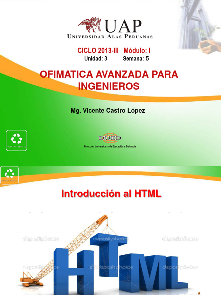 Introducción a HTML para Ingenieros | PDF | HTML | Red mundial