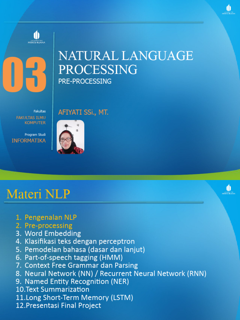 Panduan Pre-Pemrosesan Teks NLP | PDF