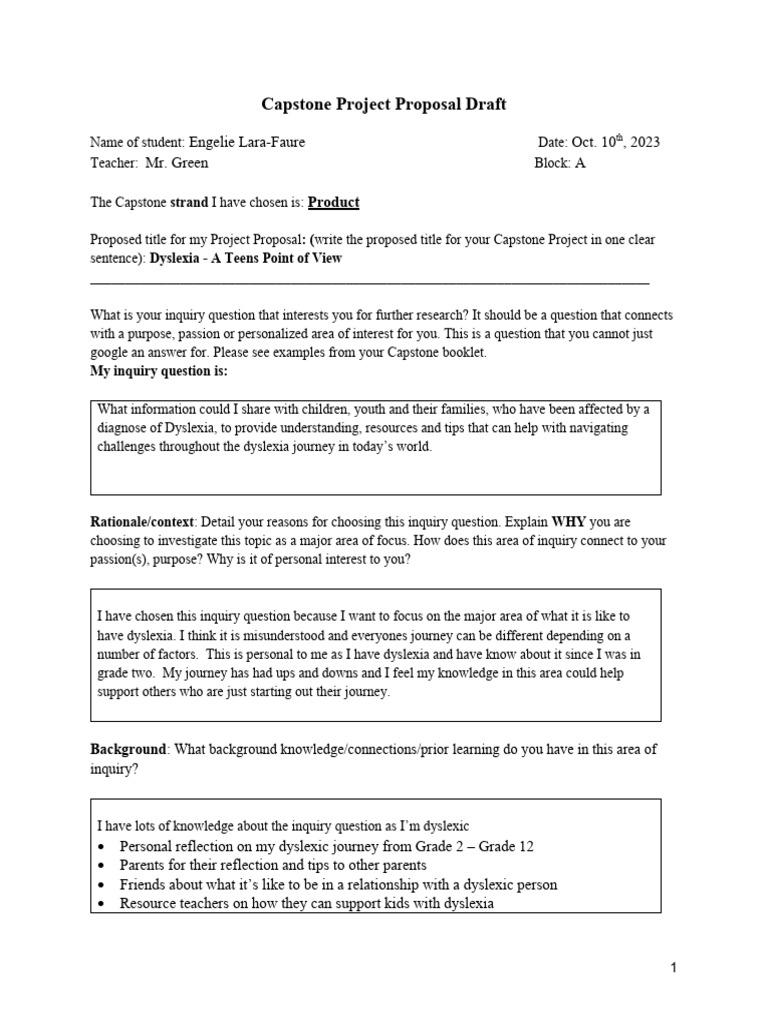 Capstone Project Proposal 1 New | PDF