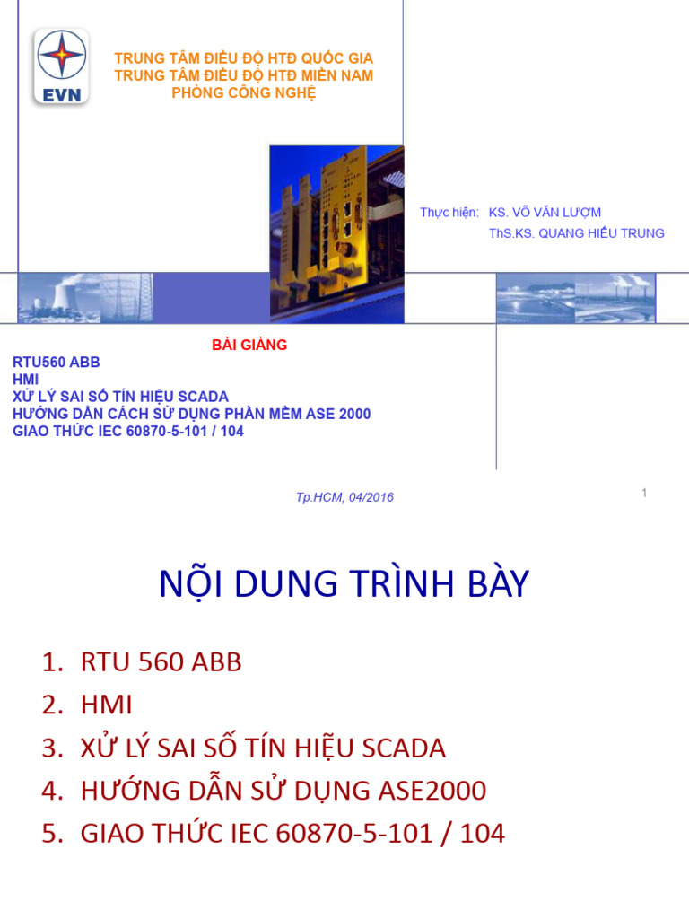 Bai Giang Rtu560-Hmi SPC 2016 | PDF