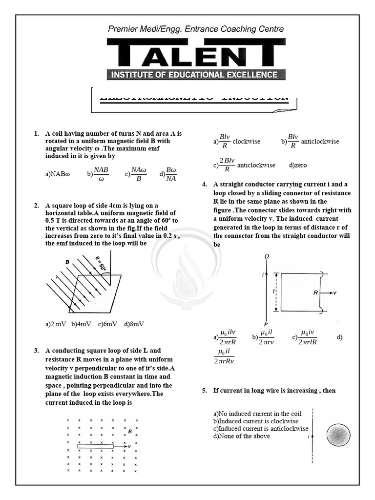 Emi Discussion | PDF | Inductance | Electromagnetic Induction