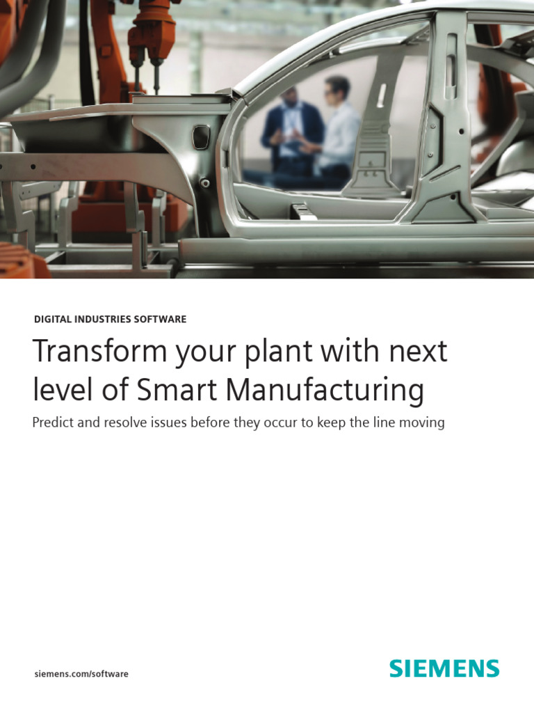 Smart Manufacturing Pdf Automation Supply Chain