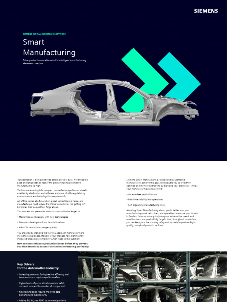 The Value of Smart Manufacturing | PDF | Internet Of Things | Computing
