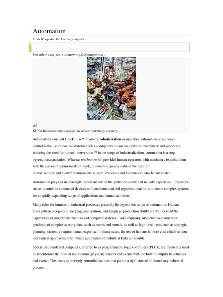 Automation Download Free Pdf Automation Engineering