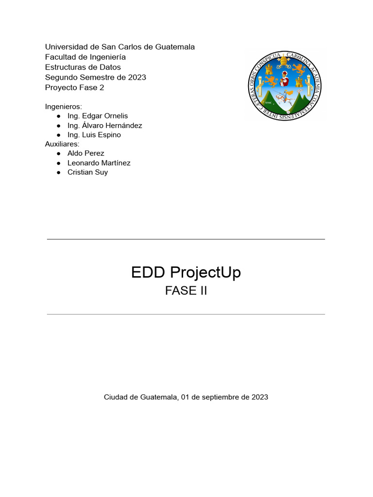 (EDD) Proyecto Fase2 2S | PDF | Interfaces gráficas de usuario | Archivo de computadora