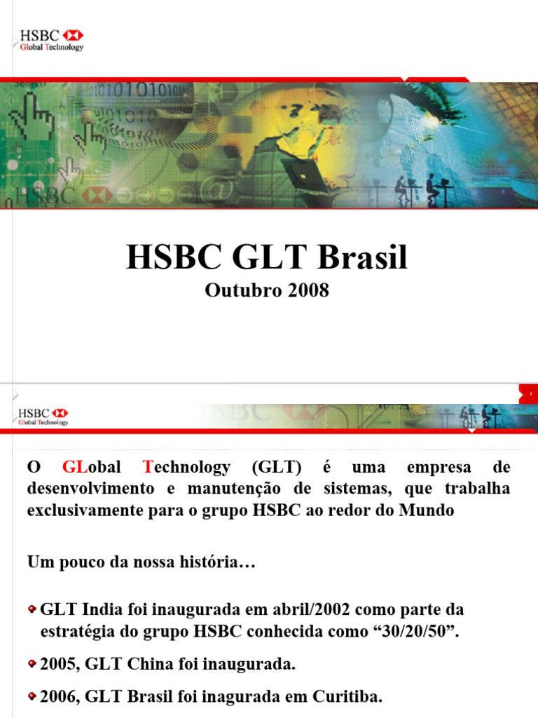 Crescimento e Desafios do HSBC GLT Brasil | PDF | Tecnologia da ...