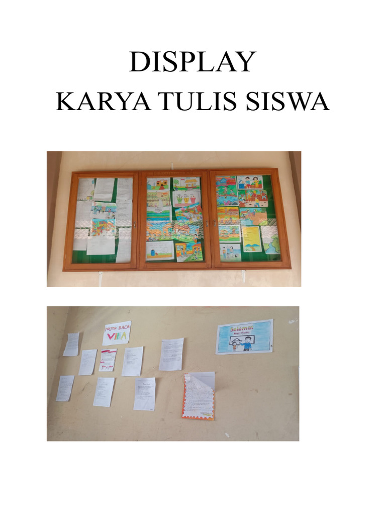 DISPLAY Karya Siswa | PDF