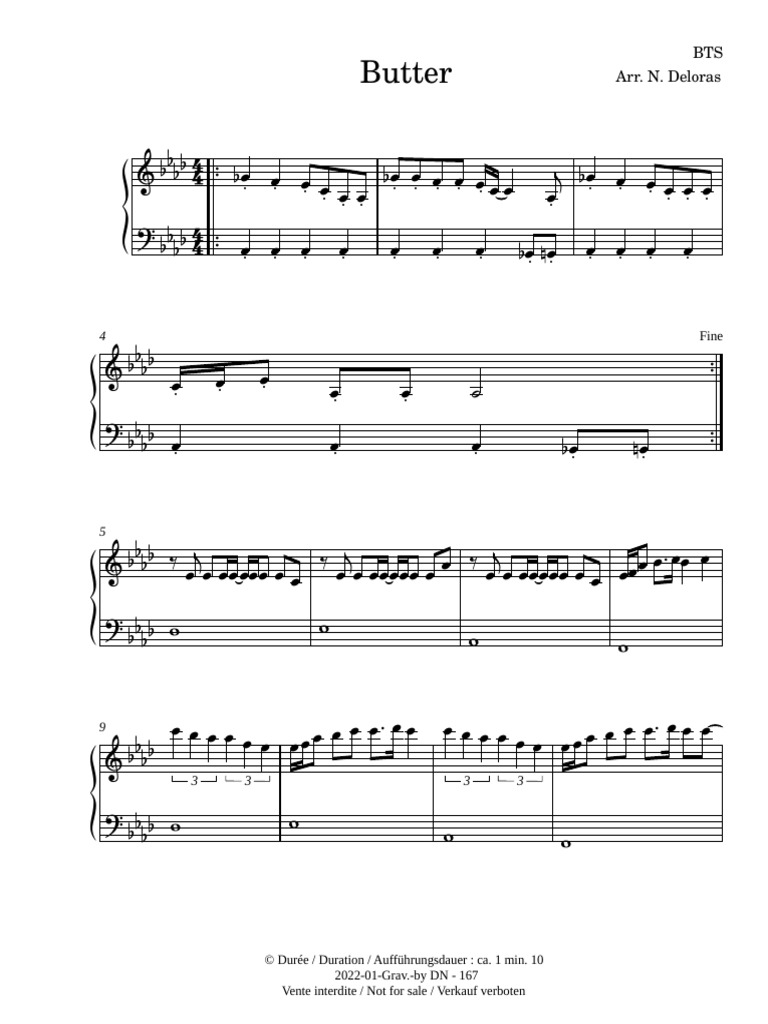 Butter BTS Butter | PDF