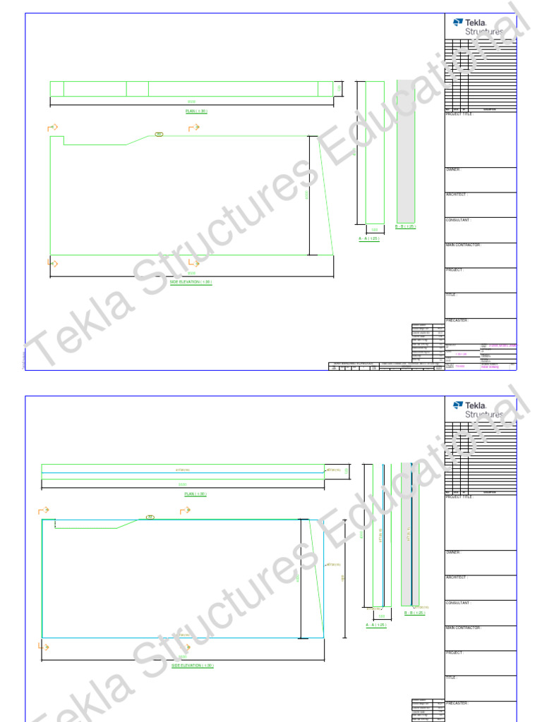 Detail Wing Wall | PDF | Concrete | Materials
