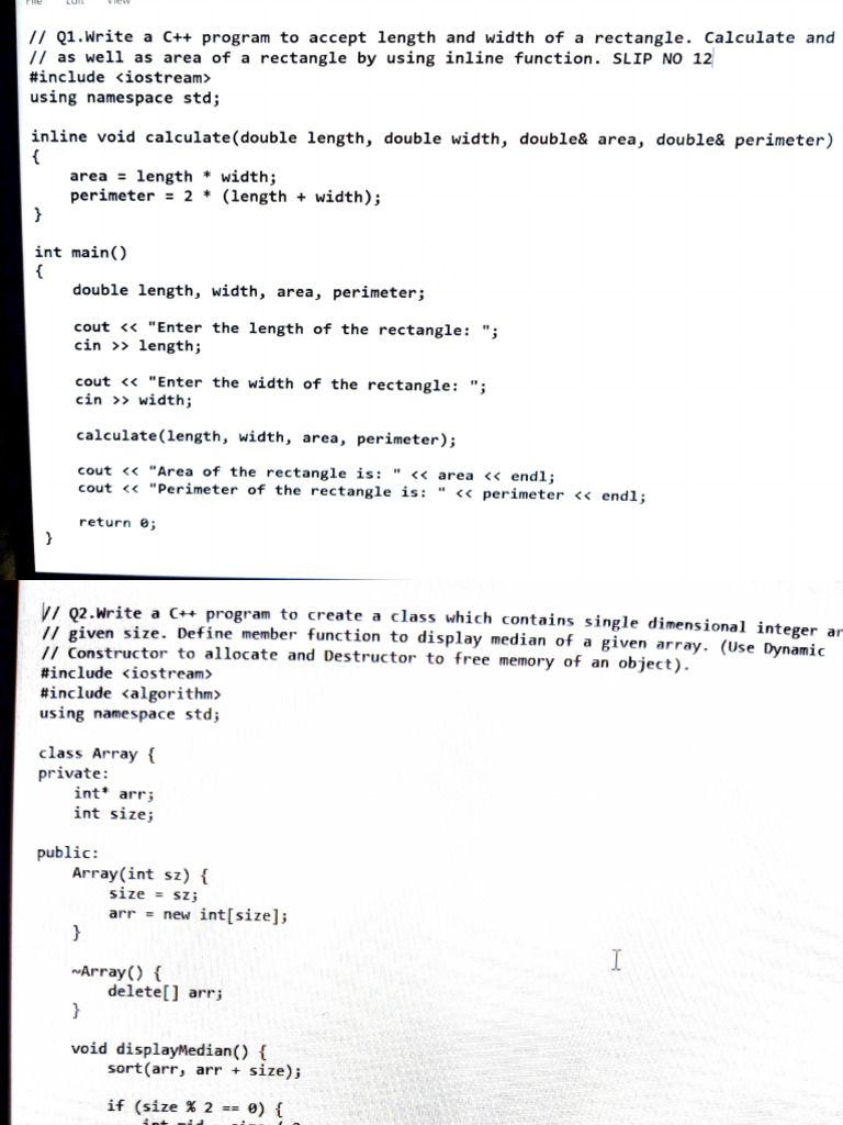 Java Slips Solutions PDF | PDF | Namespace | C++