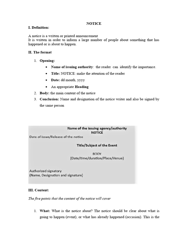 Unit 6 NOTICE | PDF