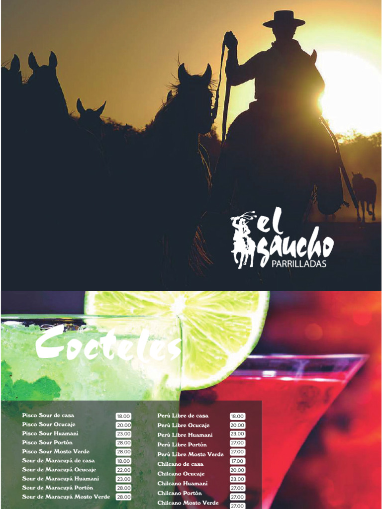 El Gaucho Carta | PDF