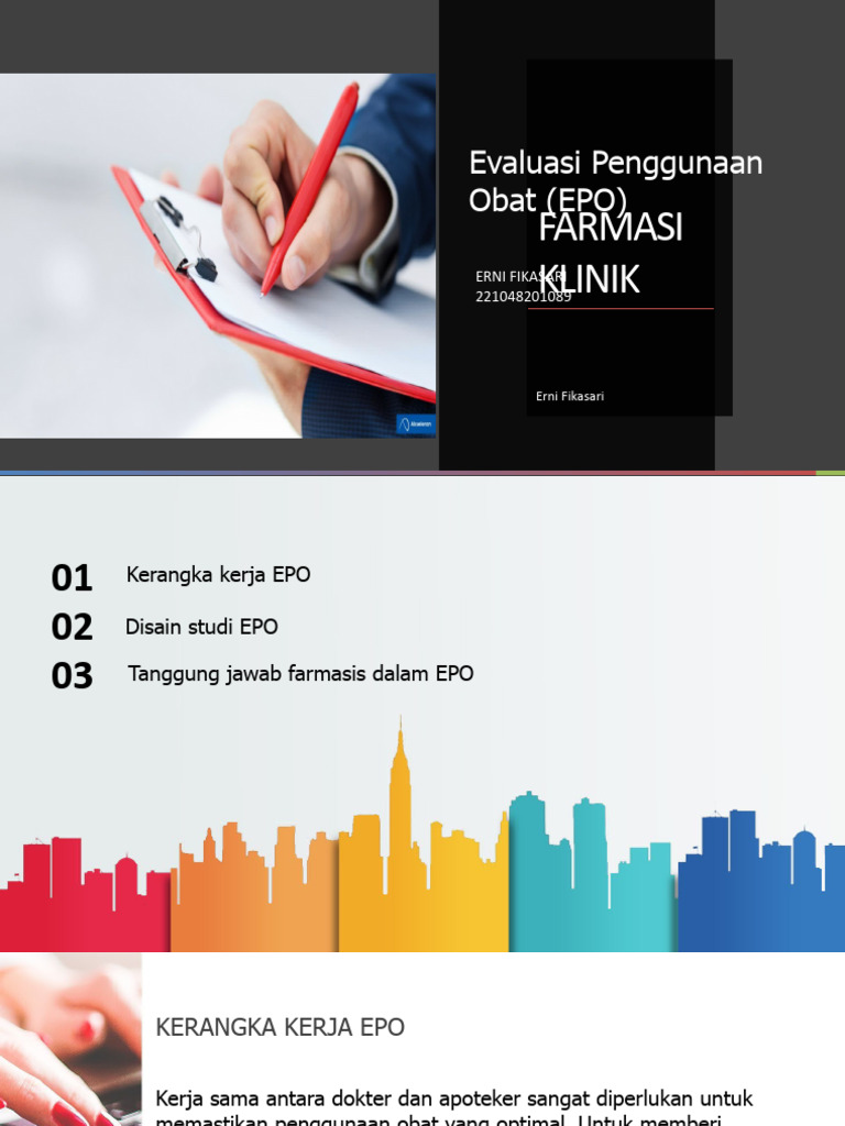 Materi 11 Evaluasi Penggunaan Obat (EPO) | PDF