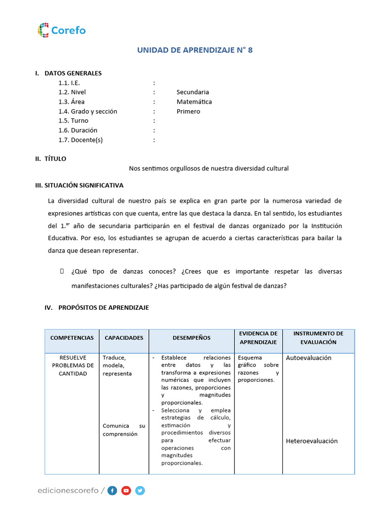 U8 - 1 Sec | PDF | Aprendizaje | Combinatoria