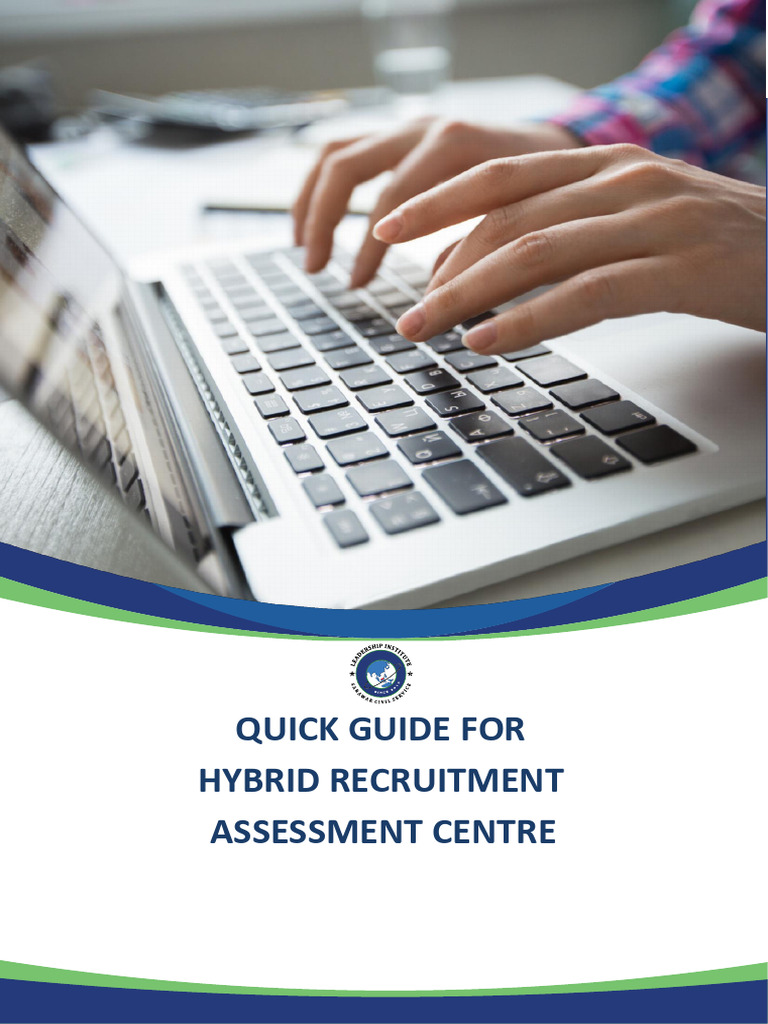 Quick Guide for Hybrid Recruitment Assessment Centre | PDF