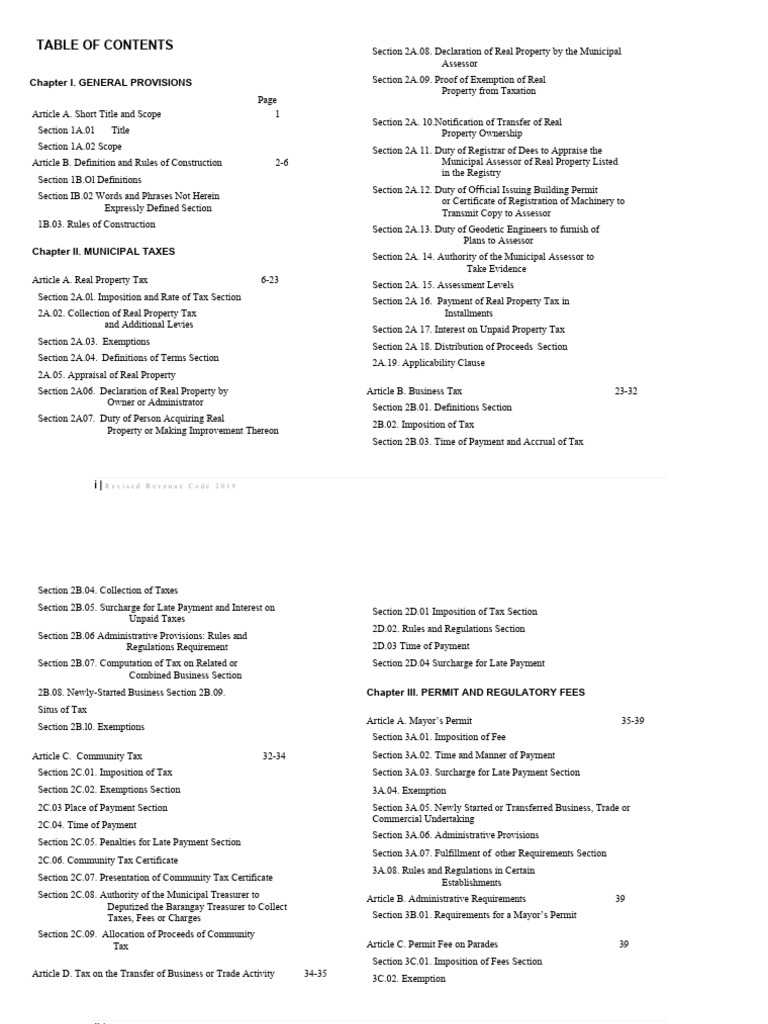 Revenue Code 2023 | PDF | Taxes | Property Tax