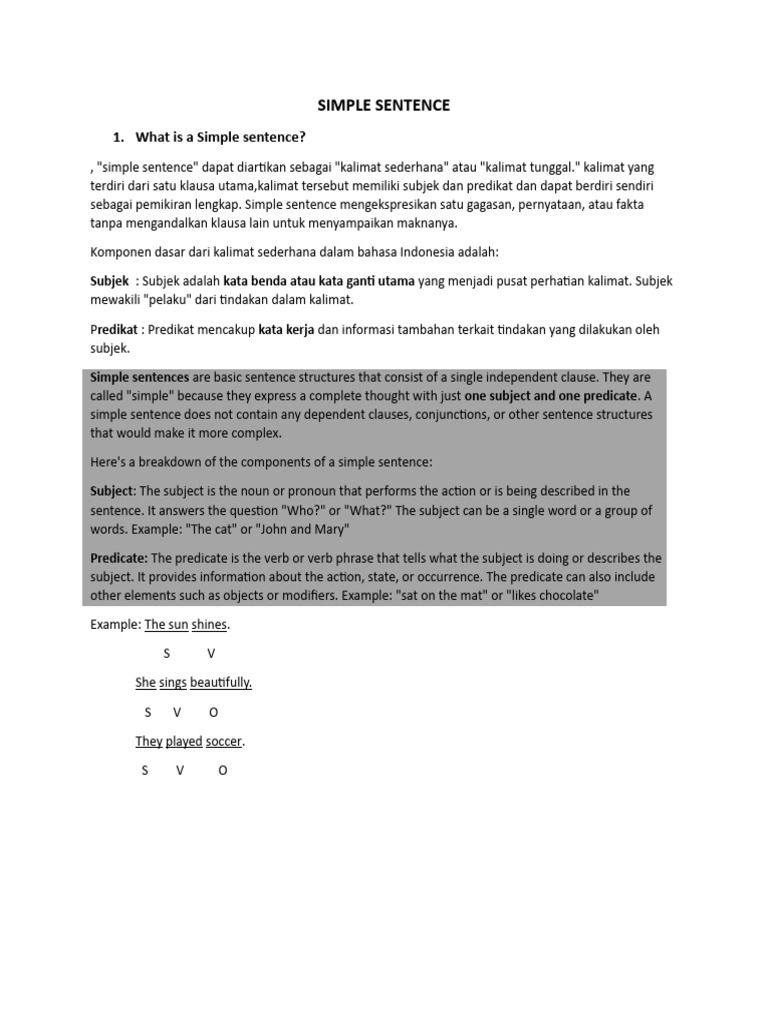 Modul Advance | PDF | Subject (Grammar) | Sentence (Linguistics)