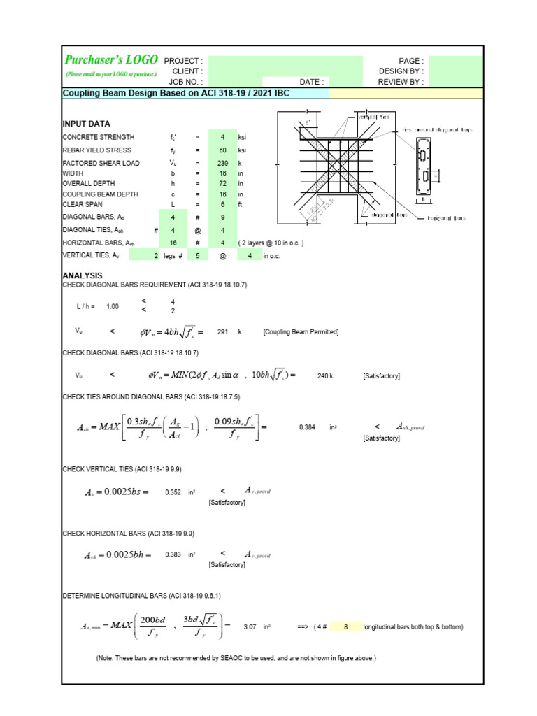 Coupling Beam | PDF | Structural Engineering | Building Materials