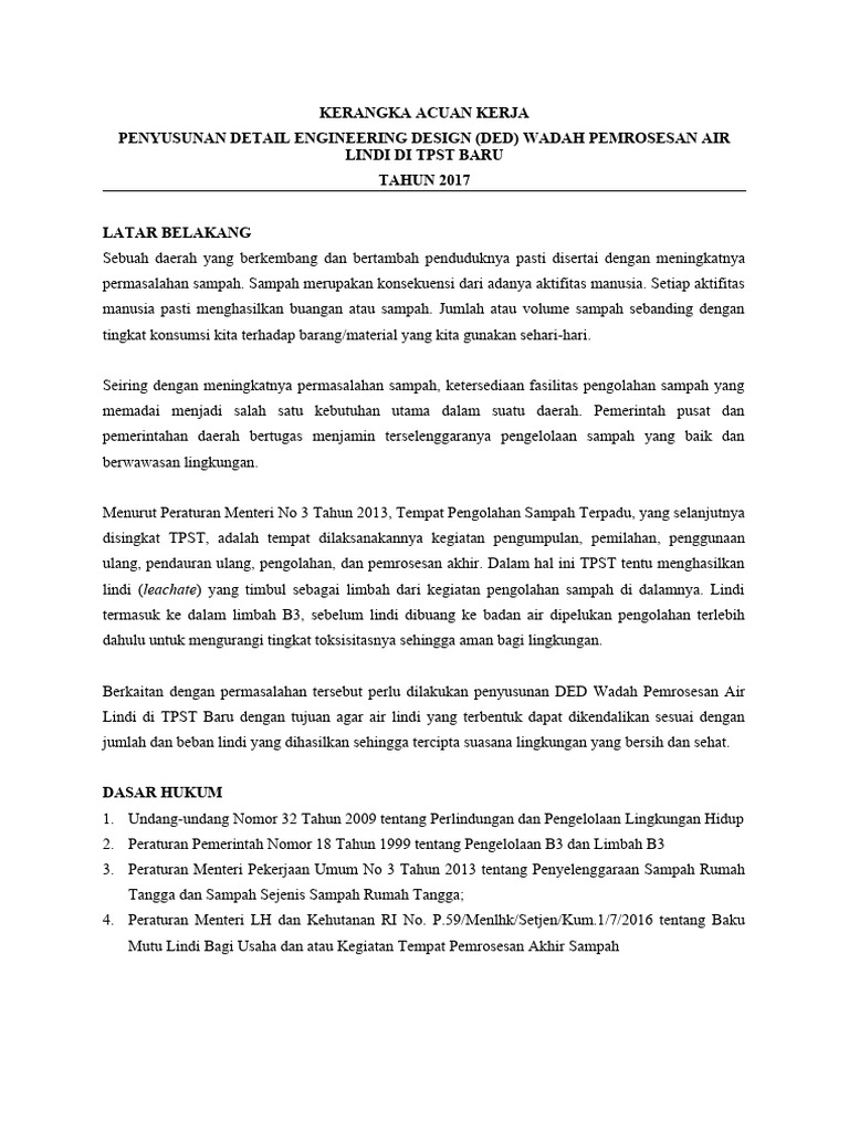 Kak Ded Wadah Lindi Di TPST | PDF