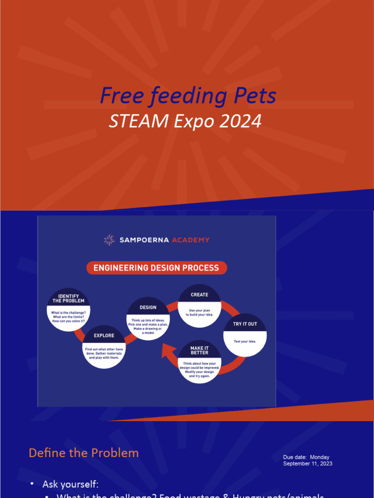 Design Process Template-STEAM EXPO 2024 | PDF