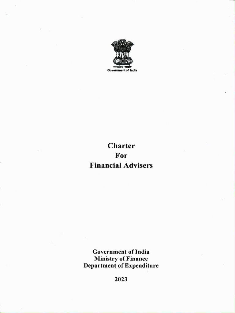 Charter For Financial Advisers - 0 | PDF