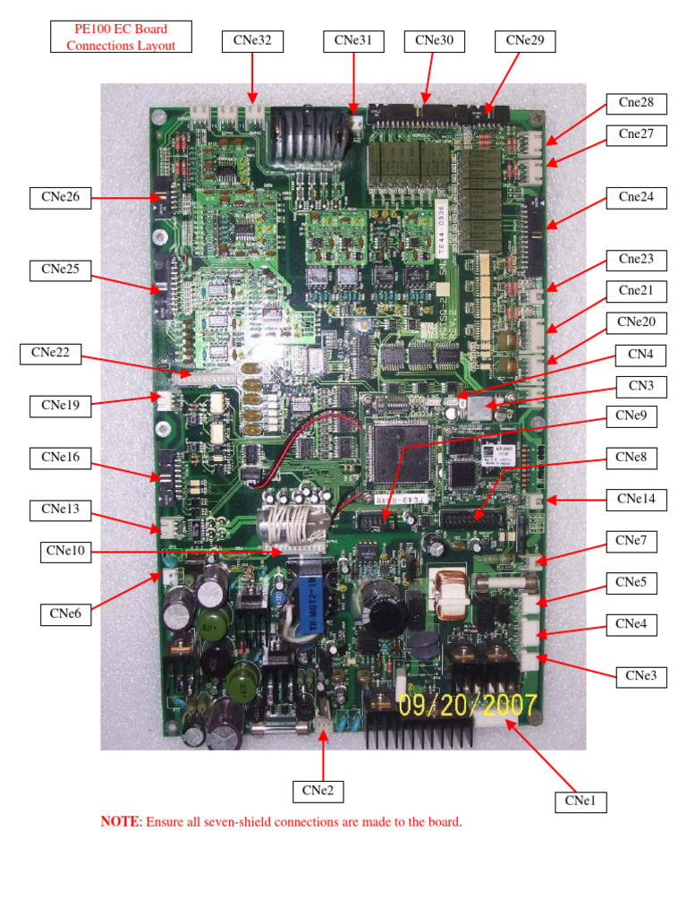 MR1010 PE100 EC Board Connections Layout | PDF | Manufactured Goods ...